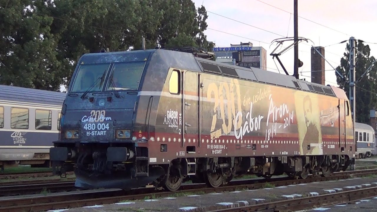 Bombardier MAV Traxx evening trains/Abend-Züge/Este vonatok 480-007/ ...