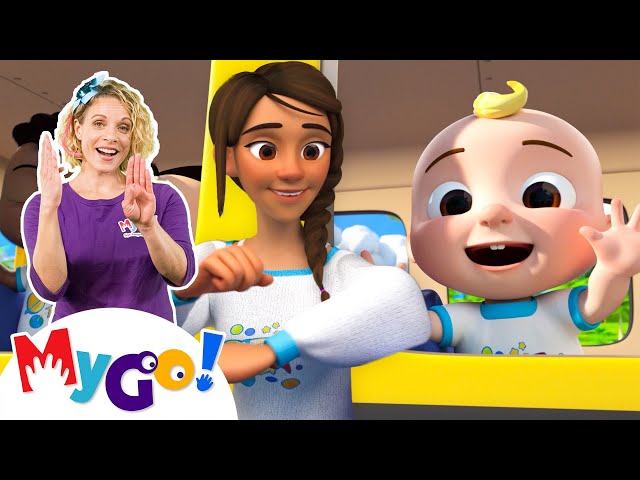 Wheels On The Bus! | Cocomelon Nursery Rhymes | Learn ASL & Baby Sign ...