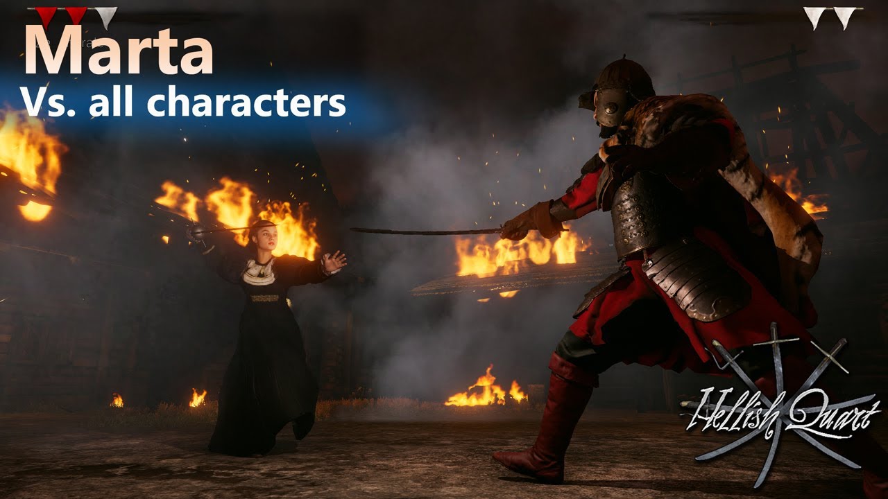 Hellish Quart gameplay | Marta vs. All characters | Compilation - YouTube