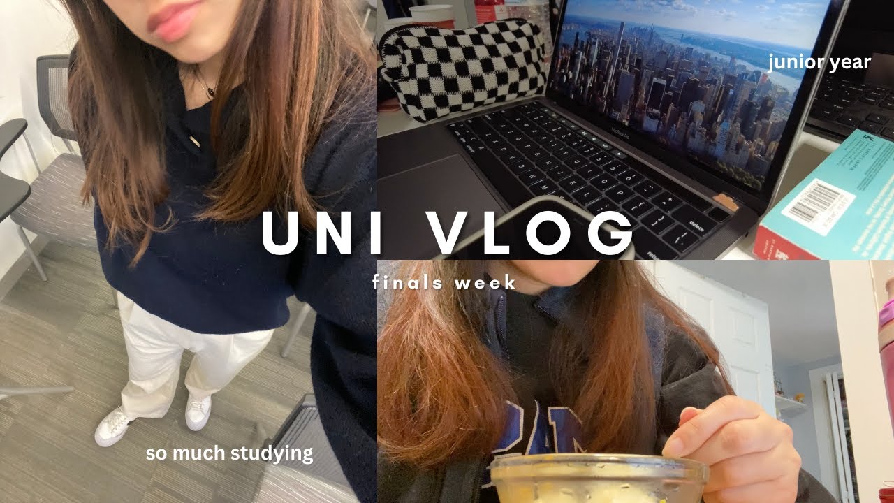 uni vlog | third year student during finals week - YouTube