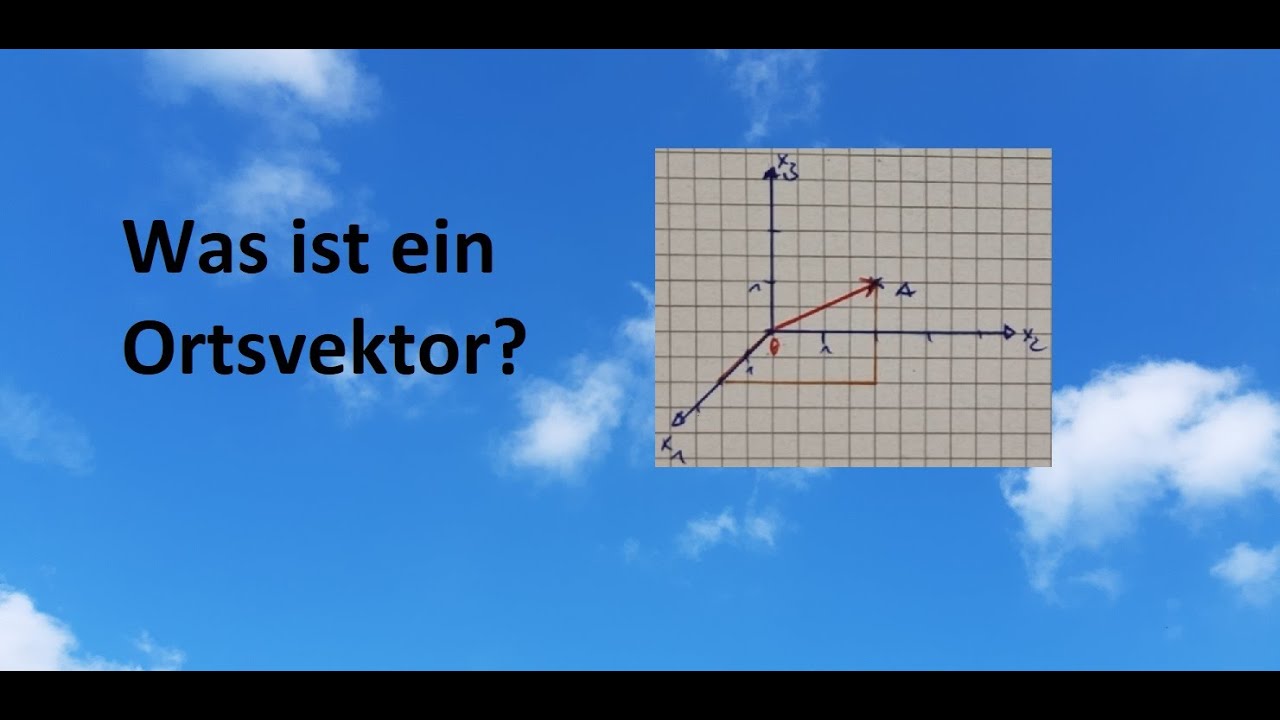 IV.2 Vektoren (Teil 2) - Ortsvektor - YouTube