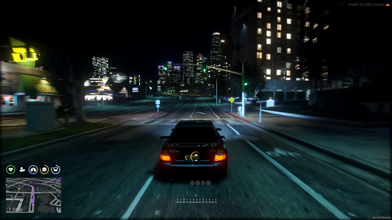 Natural Vision: Evolved | FiveM | Performance Test (Night) - YouTube