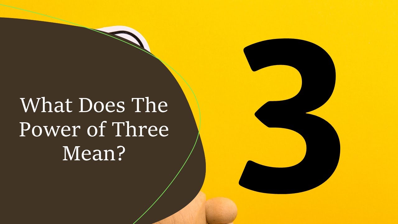 What Does The Power of Three? EP-1/5 - YouTube