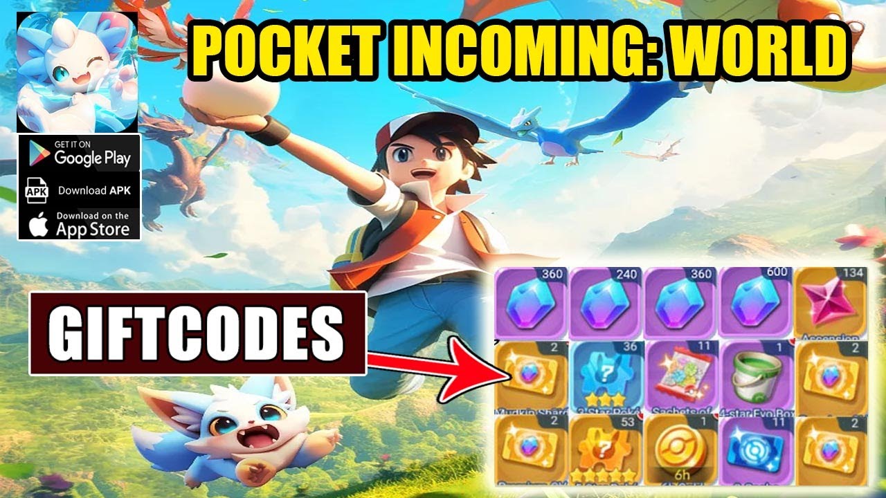 Pocket Incoming World & All 6 Giftcodes | 6 Redeem Codes Pocket ...
