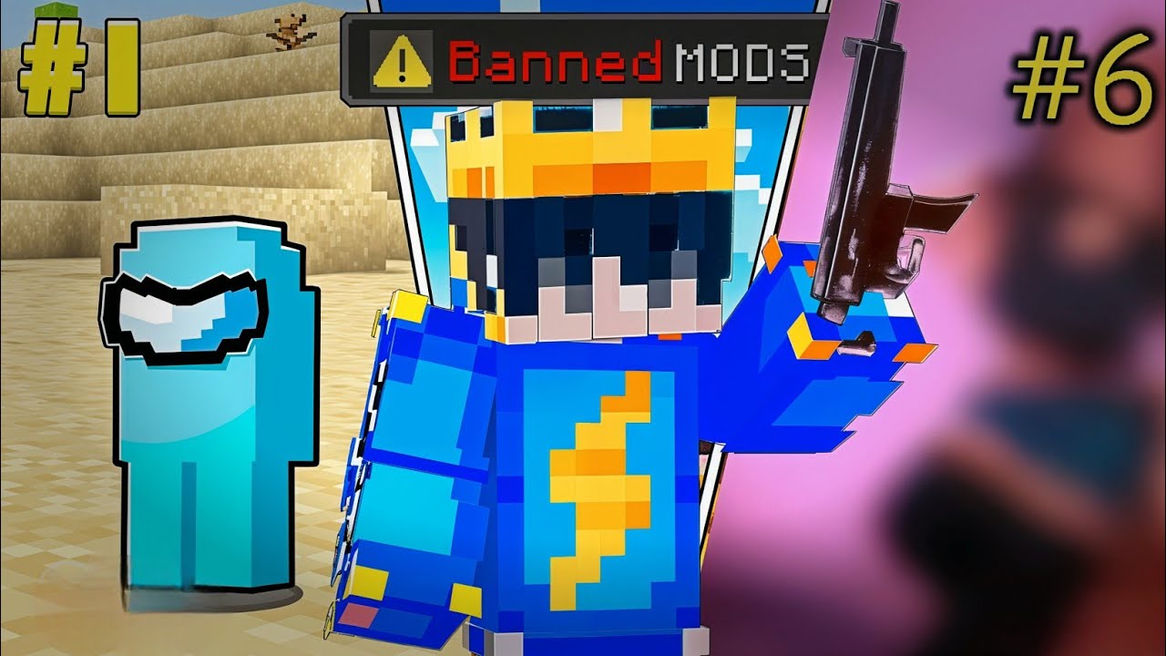 I Tried EVERY " ILLEGAL " & " BANNED " Mod in Minecraft - YouTube