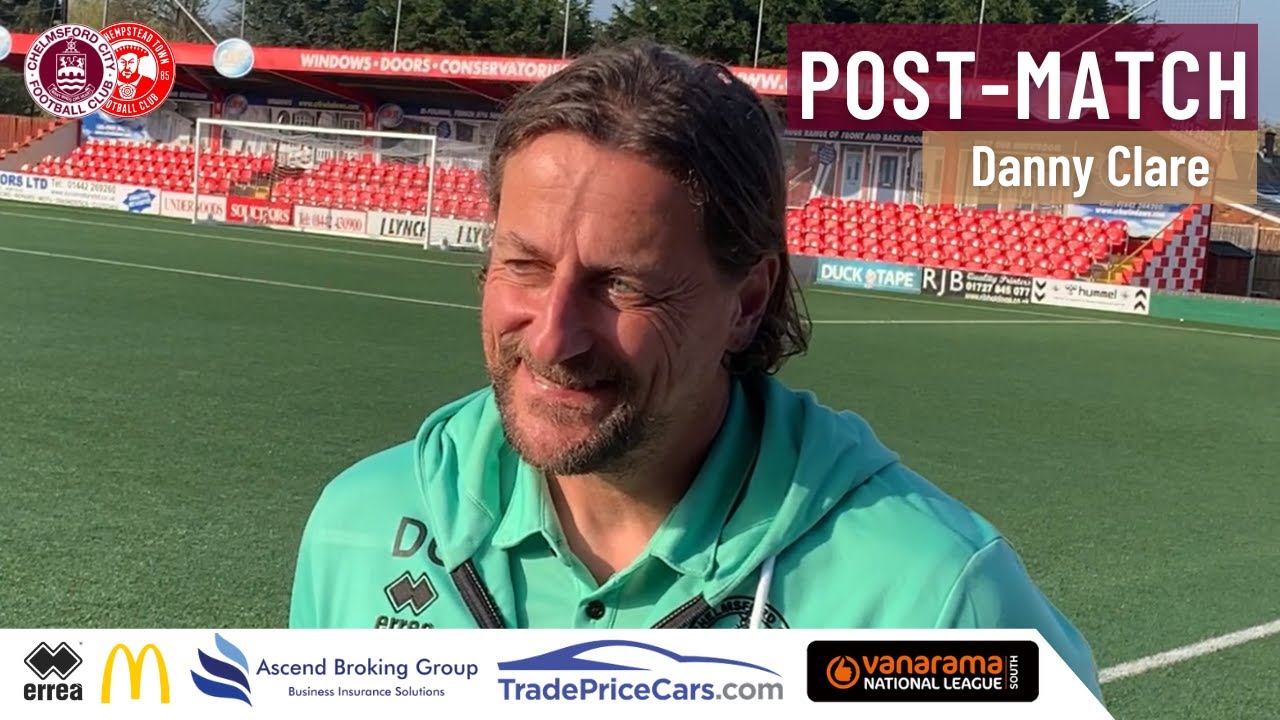 Danny Clare post Hemel Hempstead Town (A) - YouTube