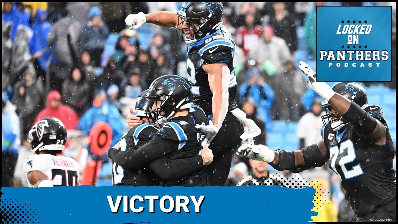 Carolina Panthers walk-off, 9-7, in a rain-soaked win against the ...