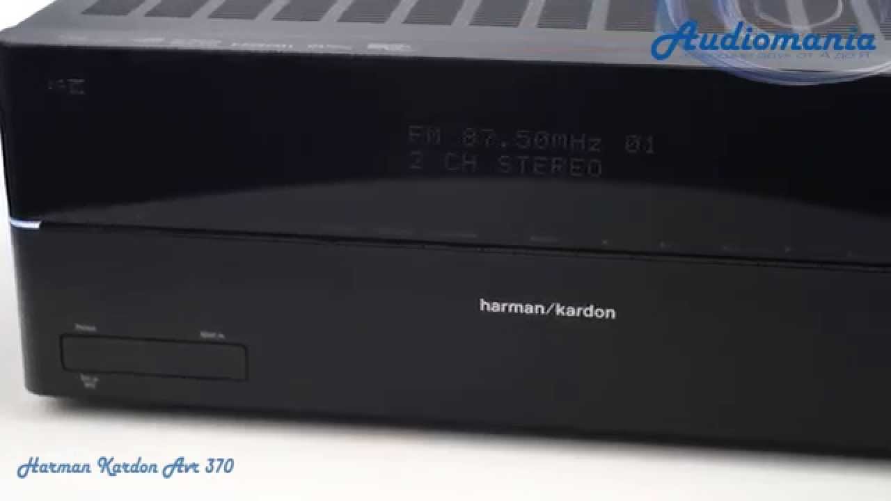 AV ресивер Harman Kardon AVR 370 - YouTube