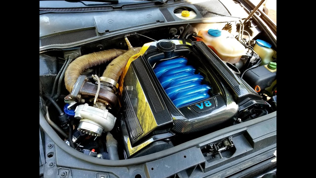 AUDI V8 4.2 SINGLE TURBO! - YouTube