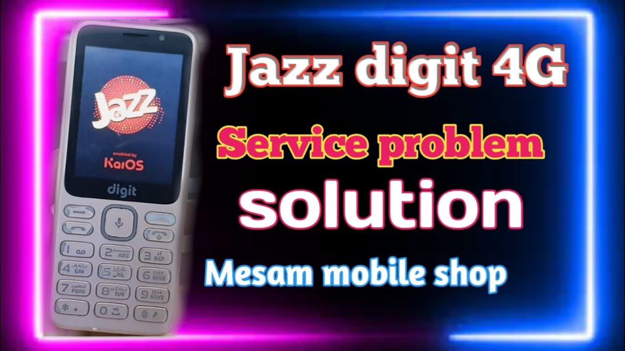 Jazz Digit 4G No Service Solution 2022 - YouTube