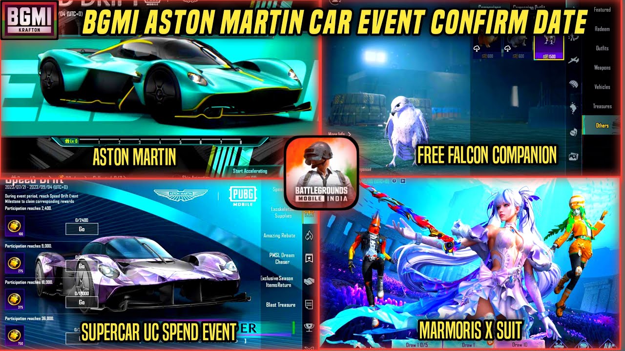 BGMI New Super Cars & Super Cars Uc Spend Event in BGMI🔥BGMI Marmoris x ...