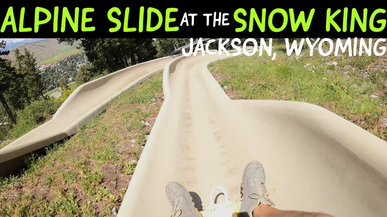 Alpine Slide At Snow King (Jackson, Wyoming) - YouTube