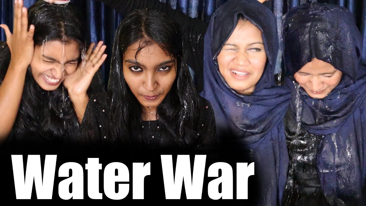 Water War challenge | യുദ്ധം 🔥വെള്ളത്തിൽ മുങ്ങി 😂 - YouTube