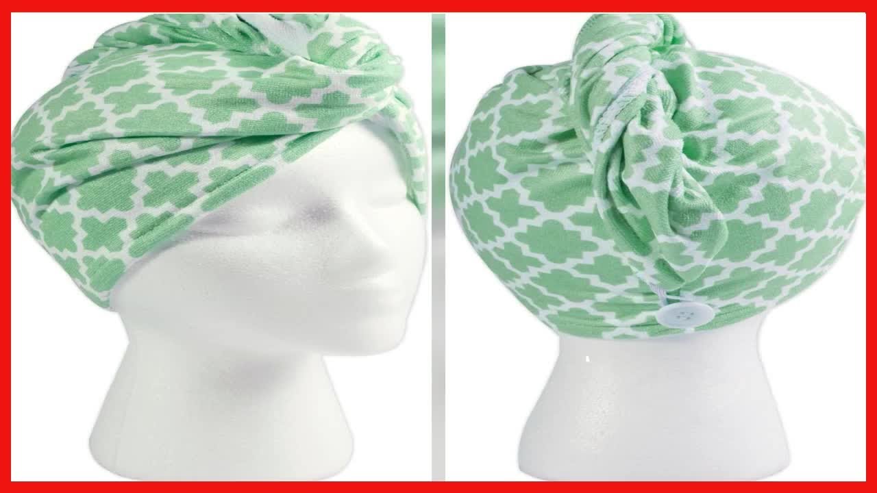 Great product - DII Women's Adjustable Microfiber Hair Wrap, Aqua ...