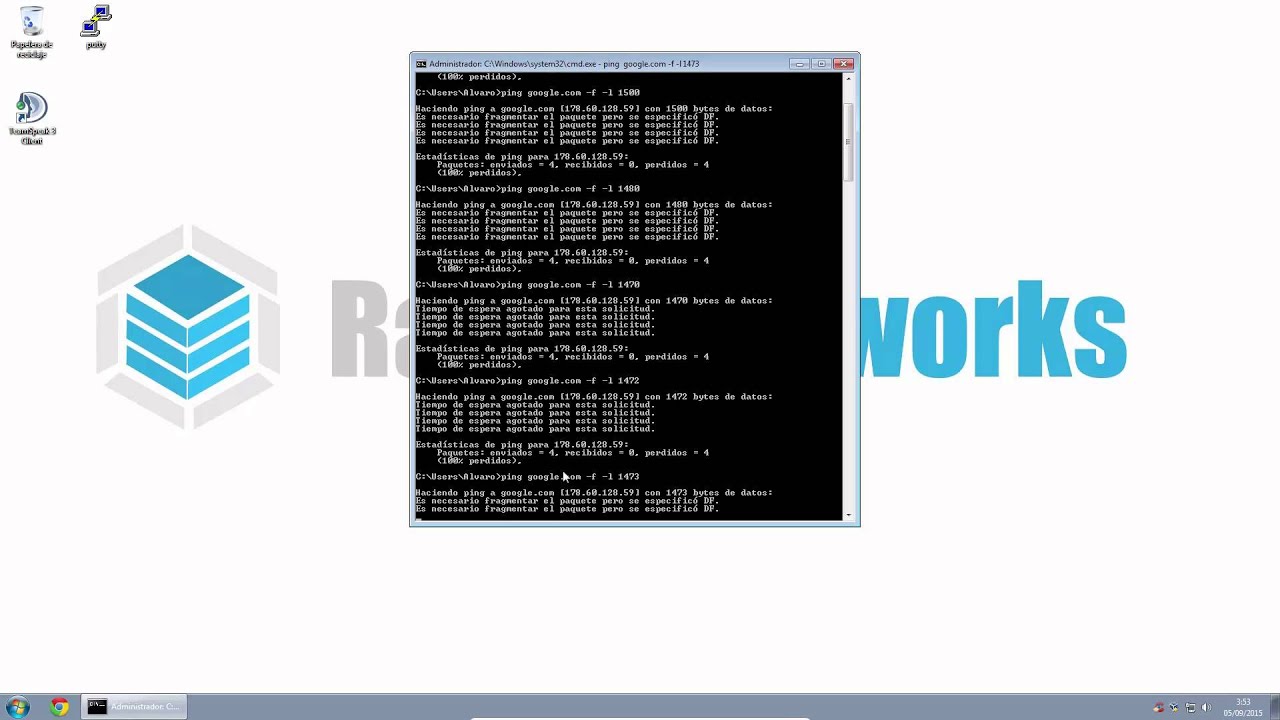 Como optimizar el MTU de la conexión a Internet en Windows 7 - YouTube