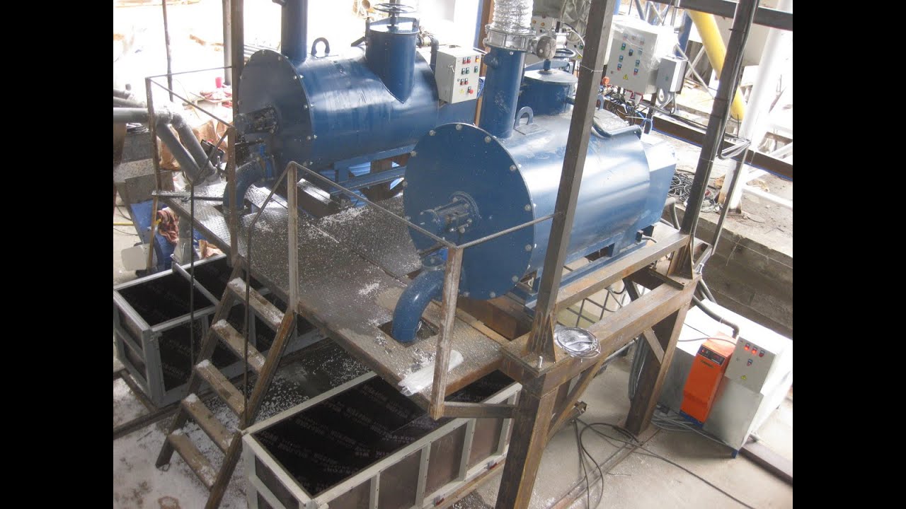 Expandable Polystyrene Concrete (EPS blocks) Production Process - YouTube