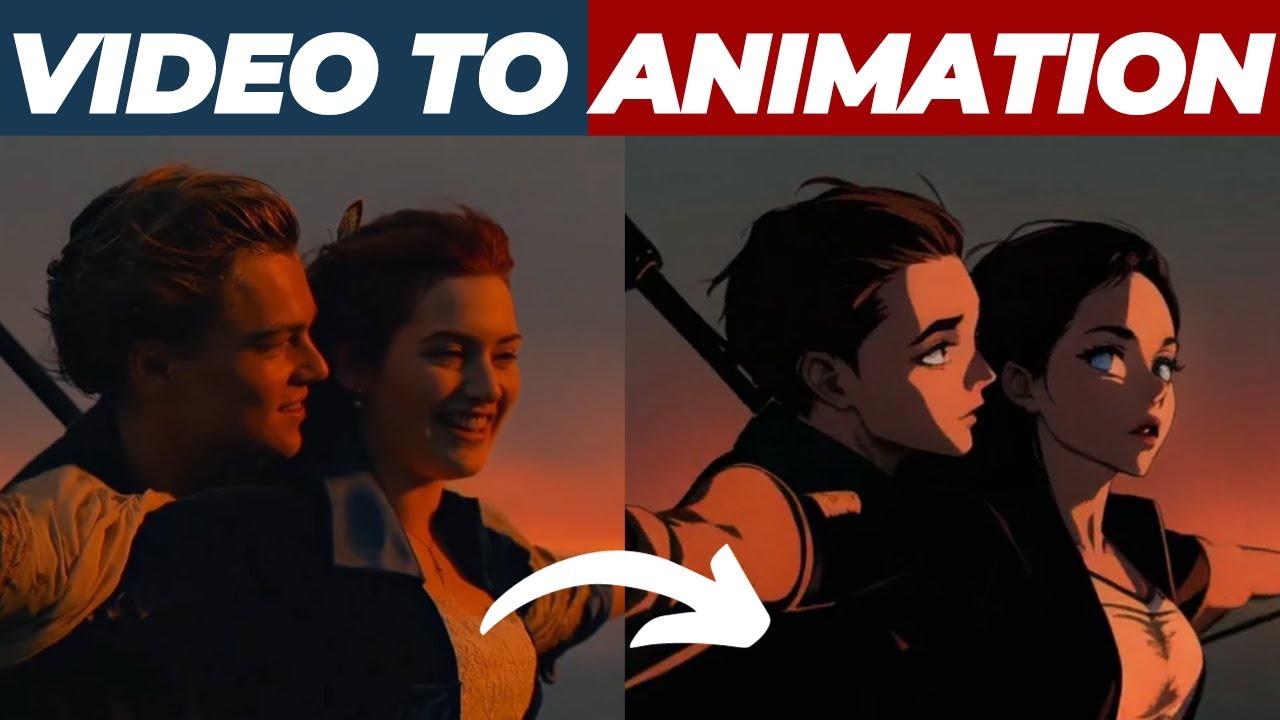 How to Change normal video to Animation | AI Anime Video Effect ...
