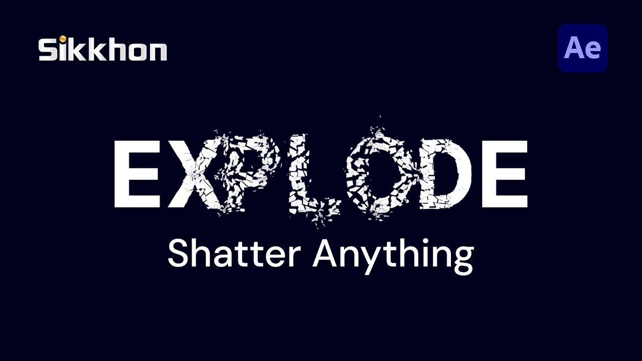 Shatter Anything in After Effects | Powerful Destruction Effects ...