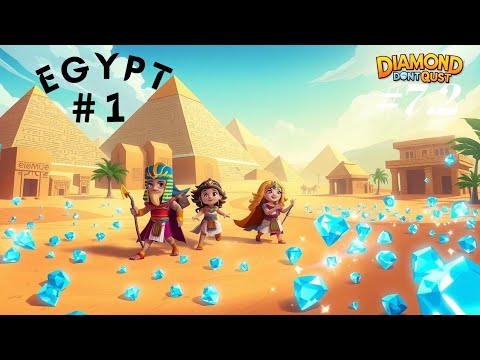 Diamond Quest: Don't Rush! - Egypt Level 1 Walkthrough | First Steps in ...