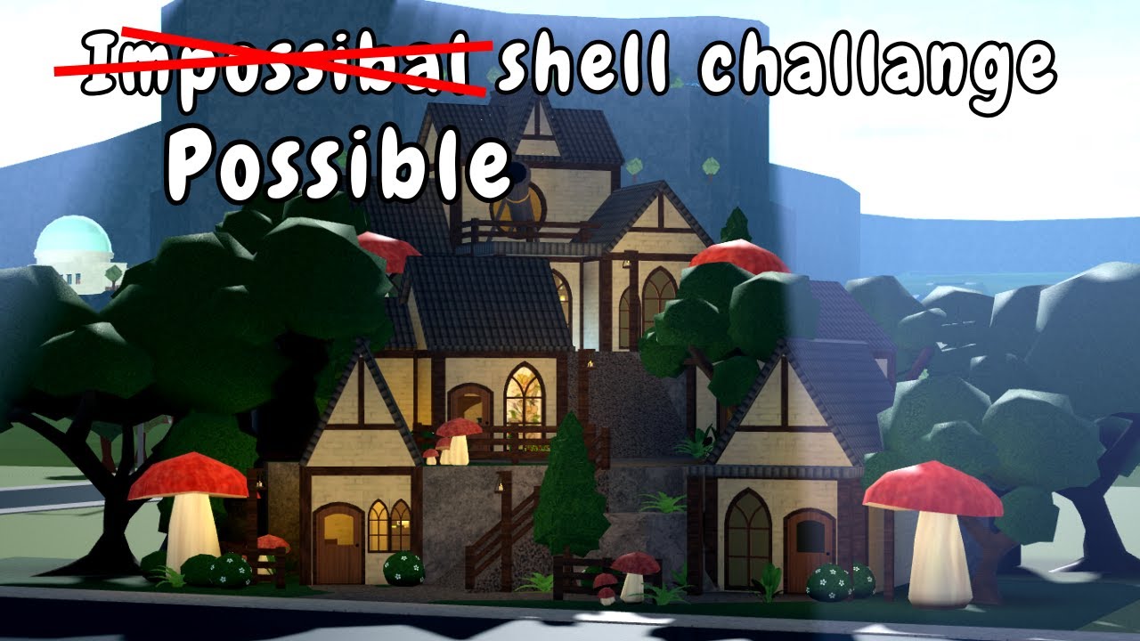 Building a * POSSIBLE * shell challenge | Bloxburg SpeedBuild - YouTube