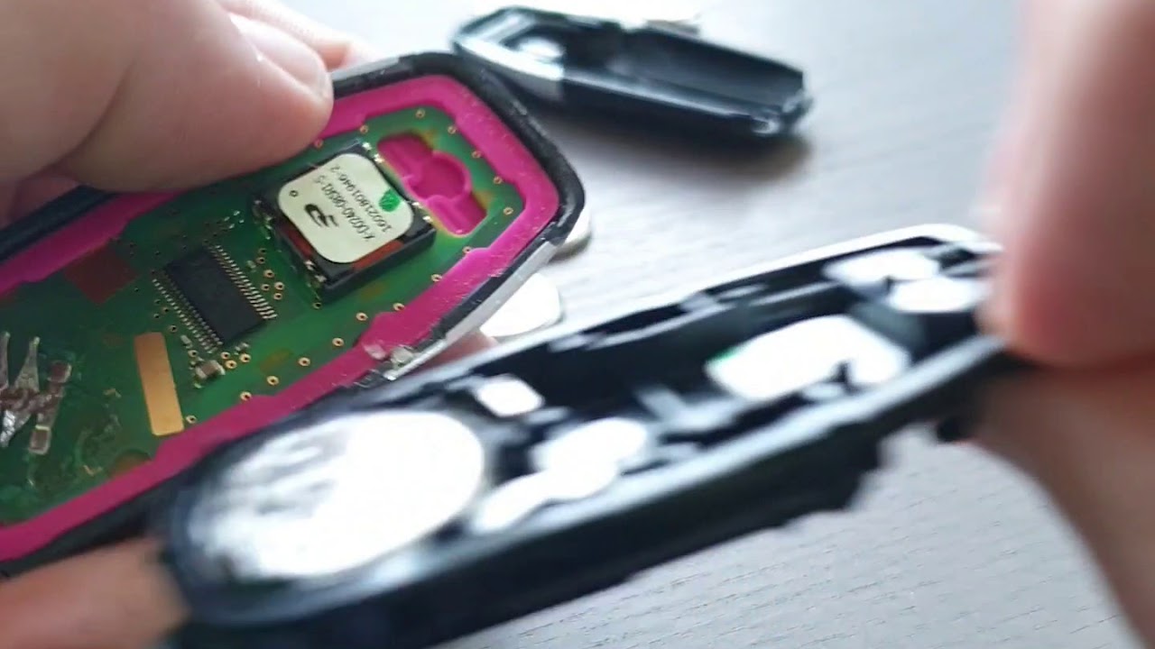 How to change a Ford vehicle key battery - YouTube