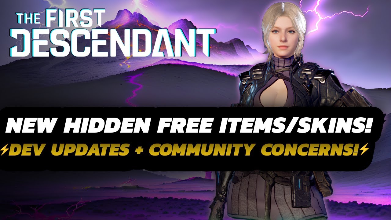 The First Descendant - NEW Hidden ITEMS/SKINS | Dev UPDATES + Community ...