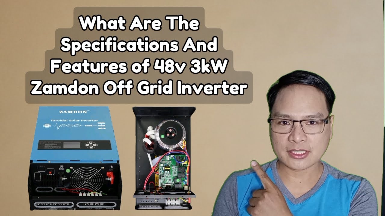 What are the specifications and features of 48V 3kW Zamdon Off grid ...