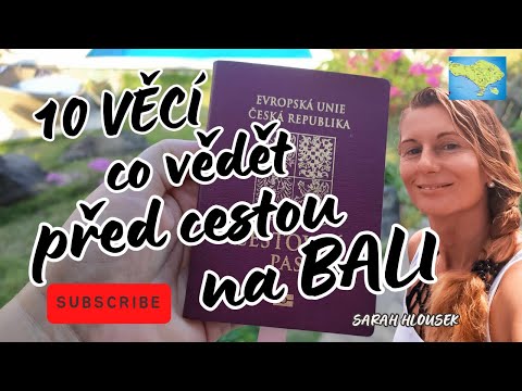 10 VĚCÍ CO VĚDĚT PŘED CESTOU NA BALI