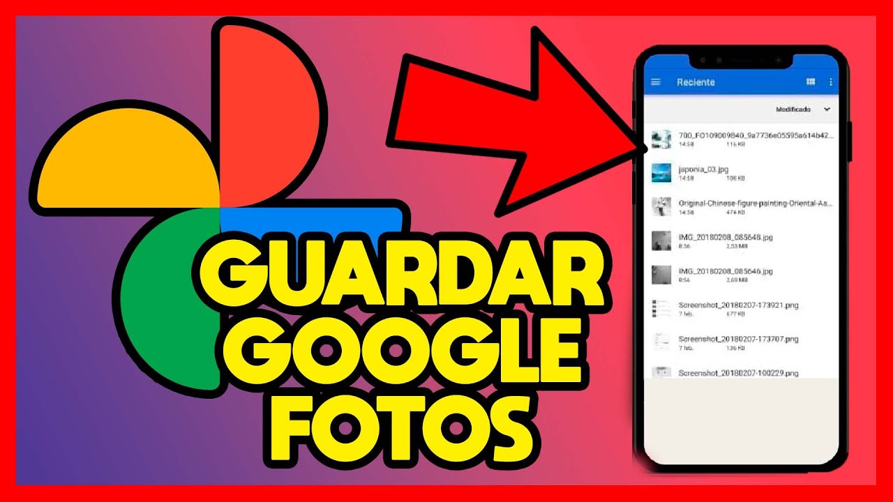 COMO GUARDAR FOTOS EN GOOGLE FOTOS - YouTube