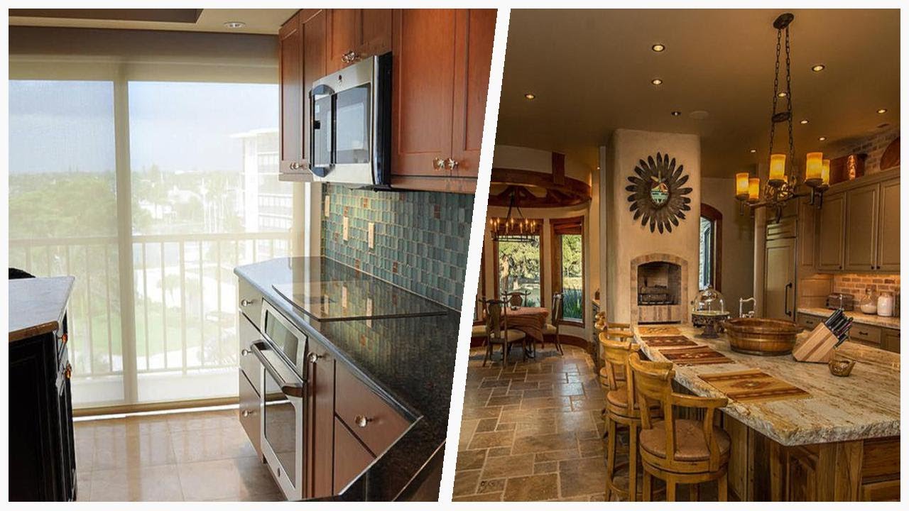 75 Kitchen With Louvered Cabinets And Distressed Cabinets Design Ideas ...