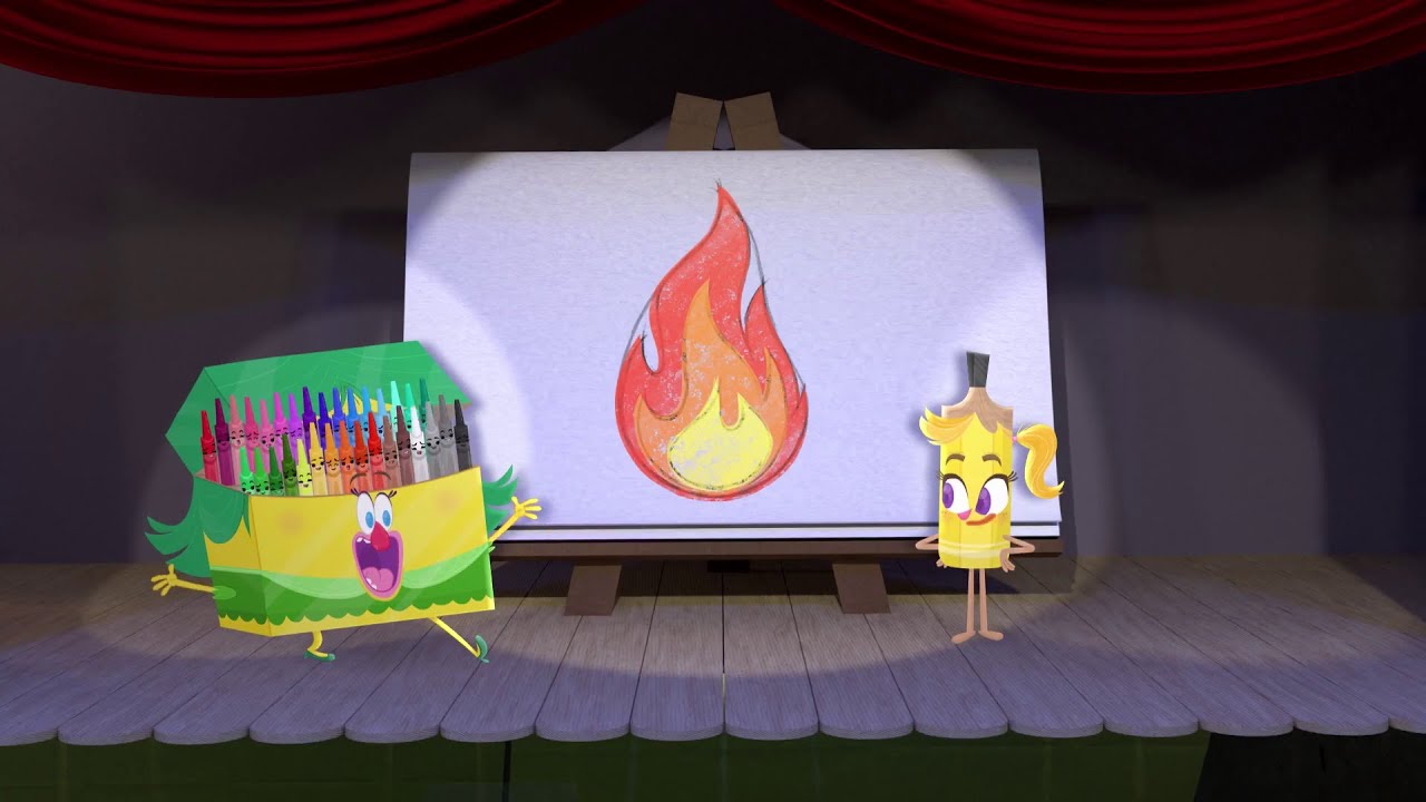 The Drawing Show - Series 3 'How To Draw Fire' - YouTube