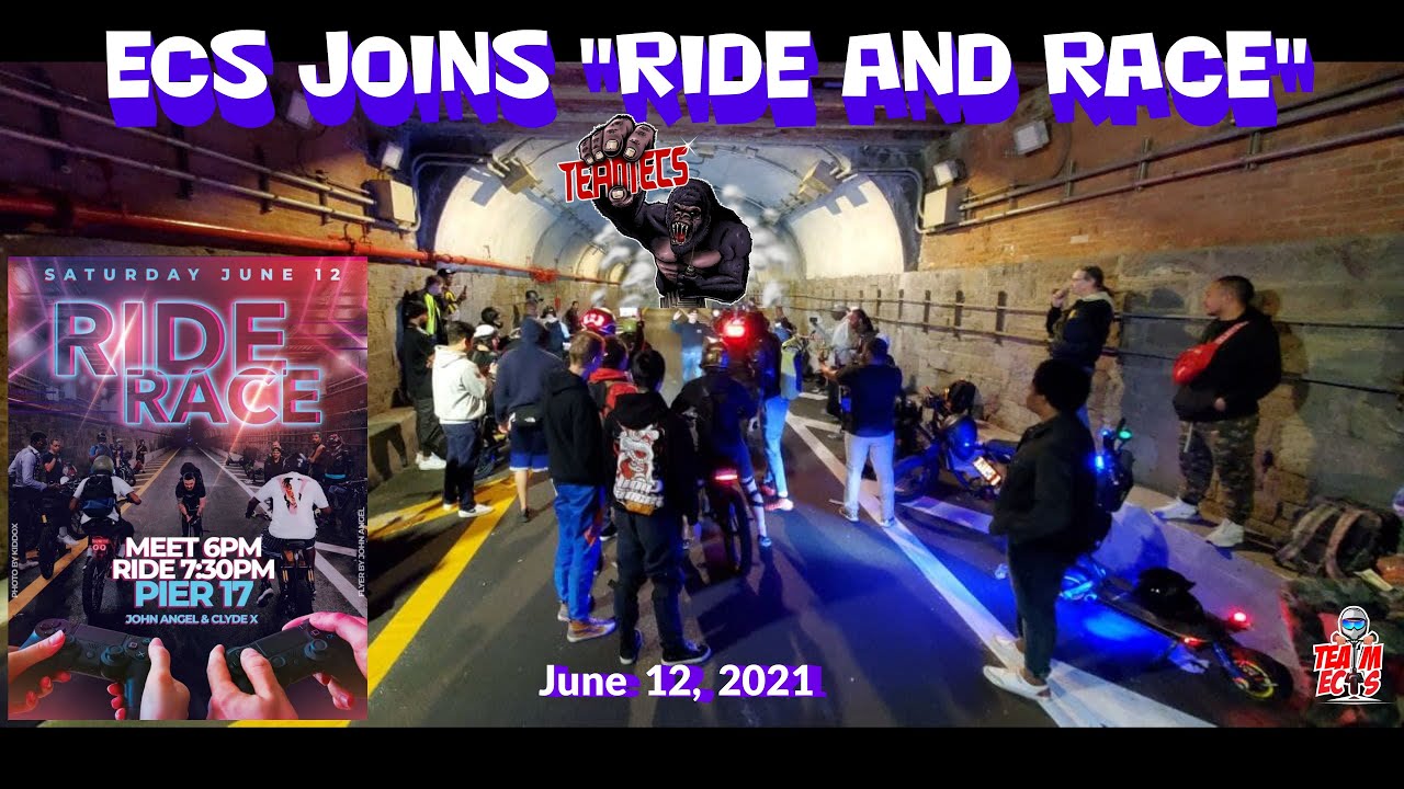 TEAM ECS JOINS RIDE AND RACE IN NYC - YouTube