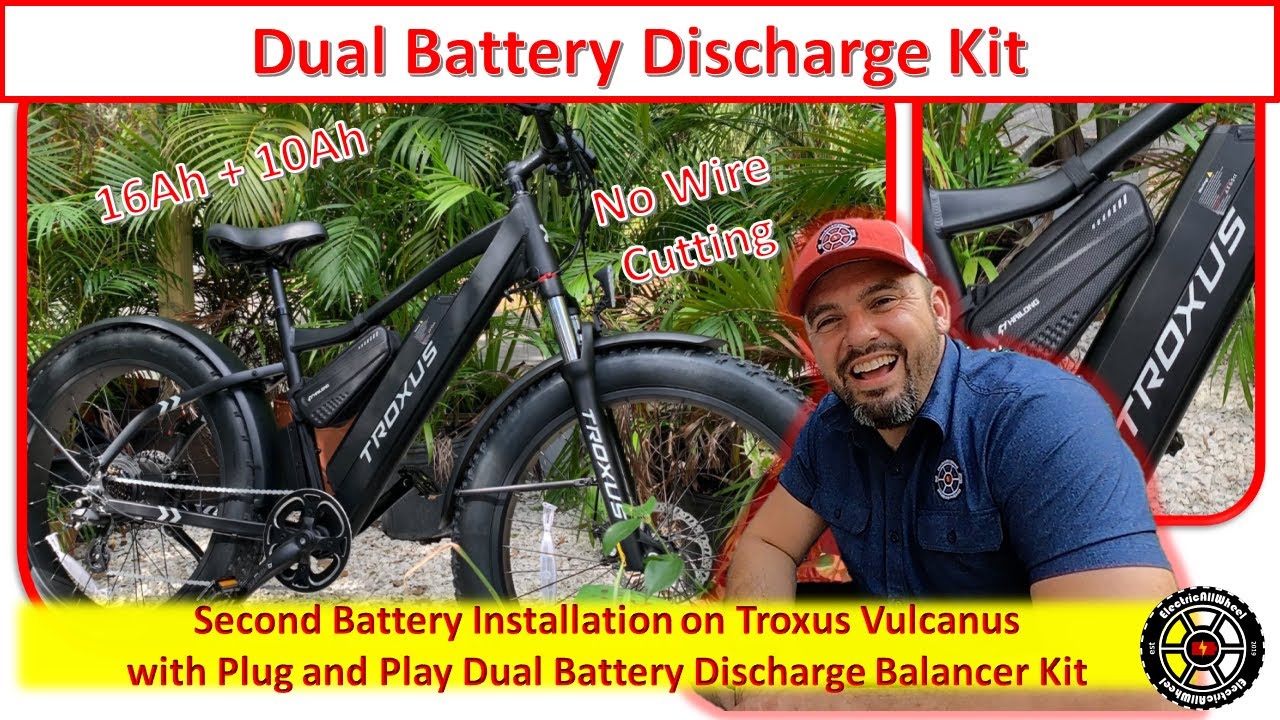 Troxus | Vulcanus | Second Battery Electric Bike Dual Battery Discharge ...
