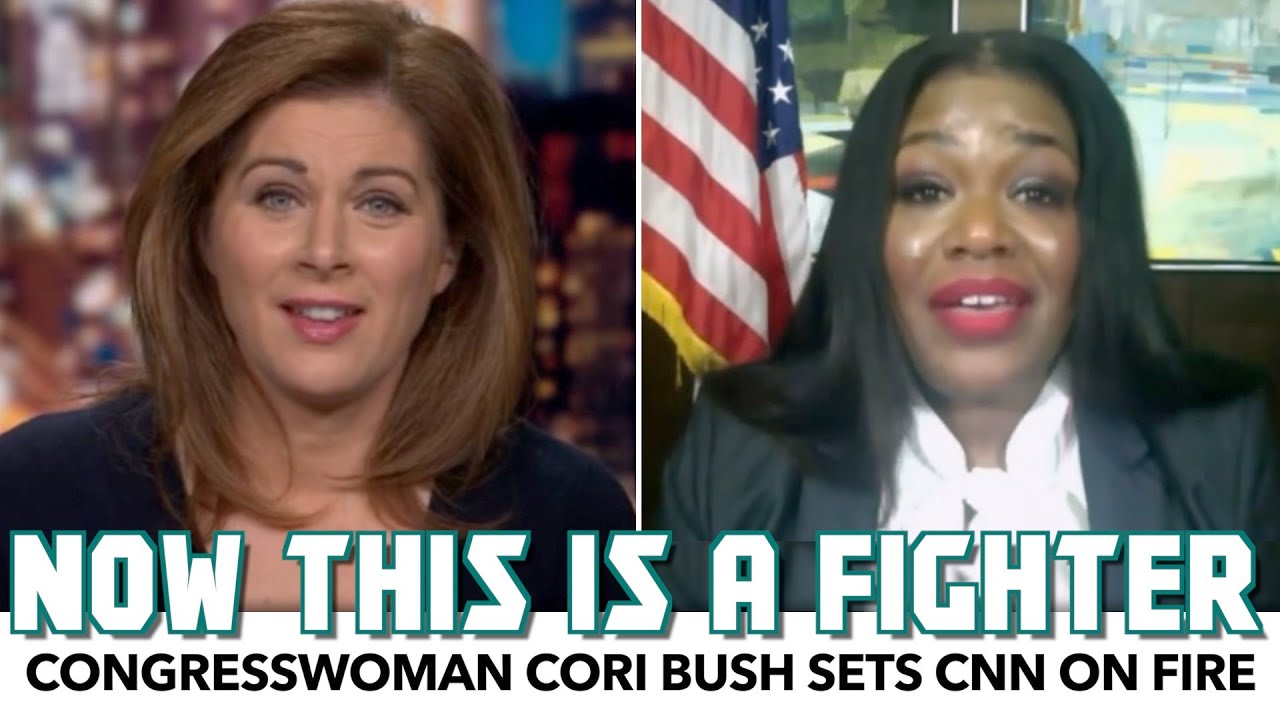 Cori Bush Sets CNN On Fire - YouTube