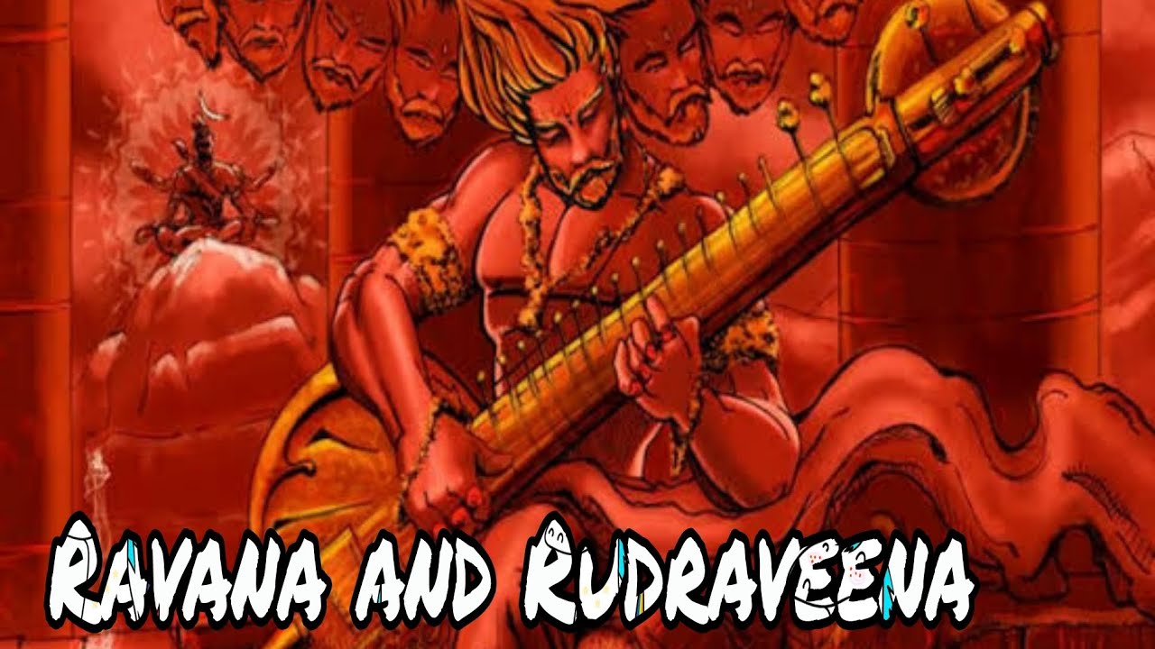 Ravana and Rudraveena || Illustration || Himalaya | Kailash || music ...
