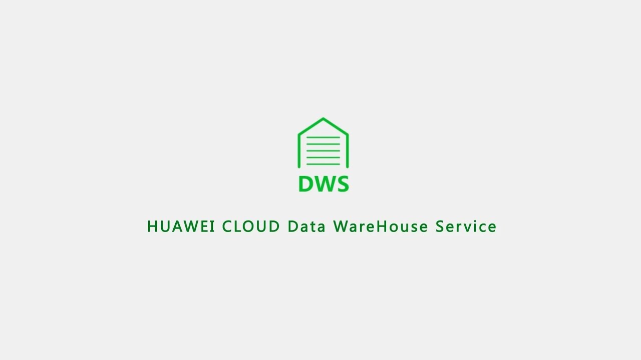 HUAWEI CLOUD Data Warehouse Service (DWS): Introduction - YouTube