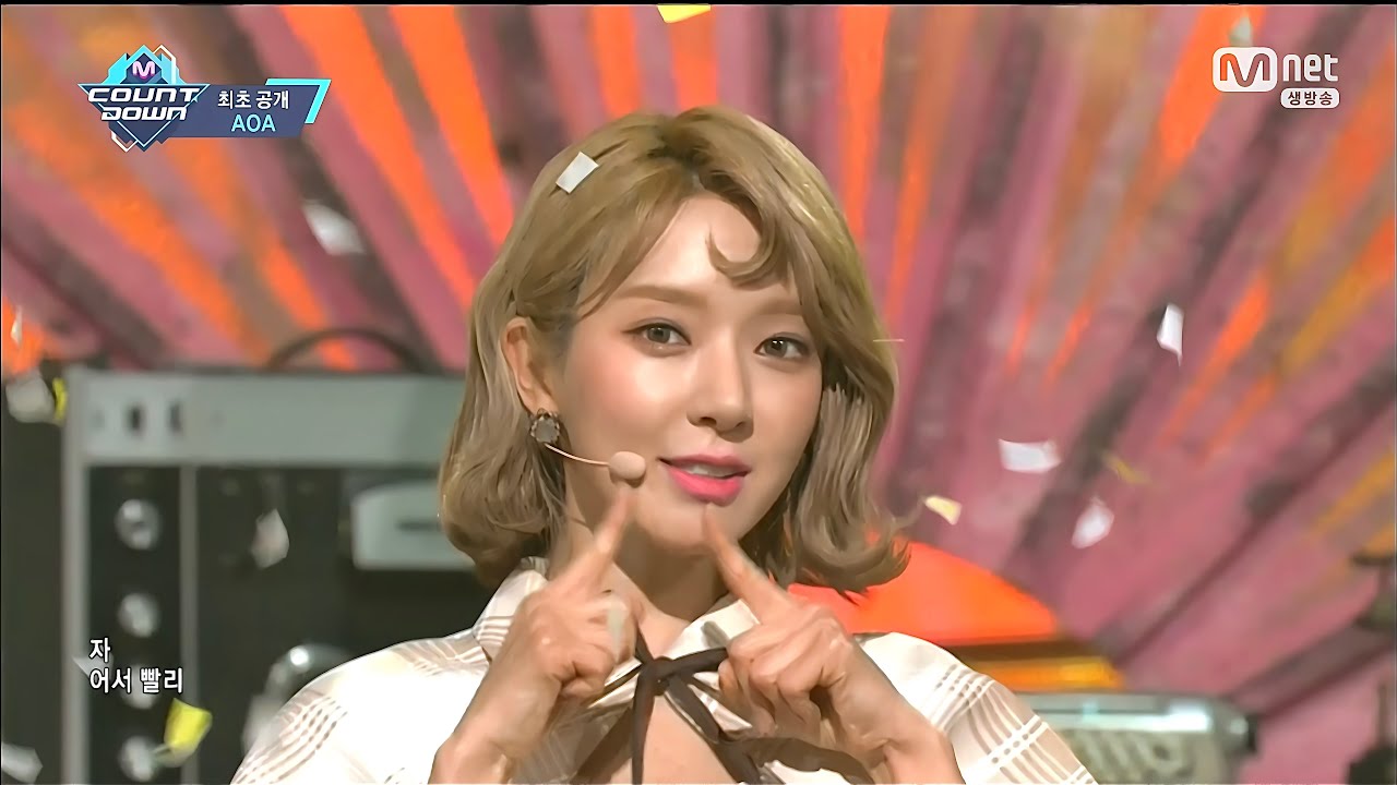 [4K AI Upscale] 170105 AOA - Excuse Me @ Mnet M! Countdown E505 - YouTube