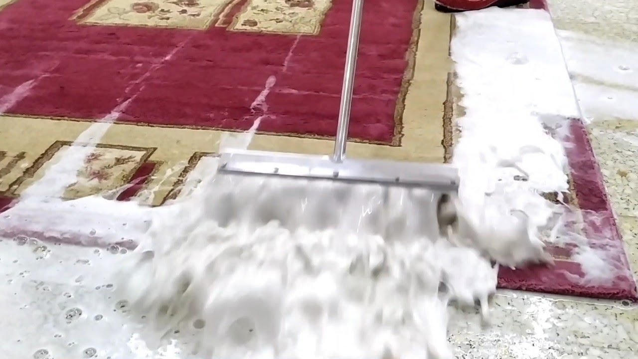 Dirty red Carpet cleaning satisfying rug cleaning - YouTube