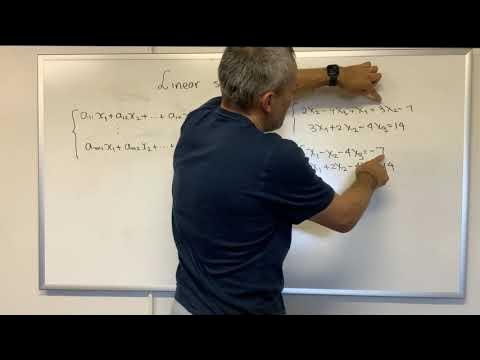 Linear systems and their Augmented and Coefficient matrices - YouTube