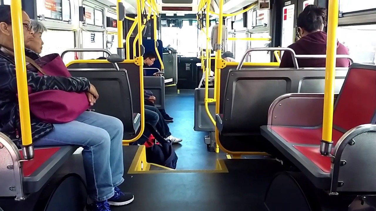 SF Muni 2013 New Flyer XDE40 #8724 on Route 43 - YouTube