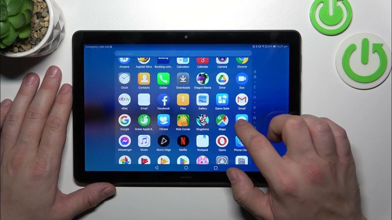 How to Remove/Restore Messages Icon from HUAWEI MediaPad T5 Screen? - YouTube