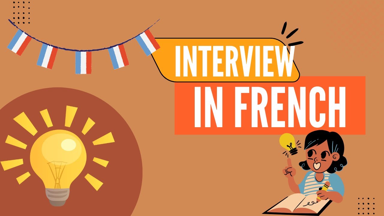 Interview conversation in French | Level B1 French Conversation | How ...