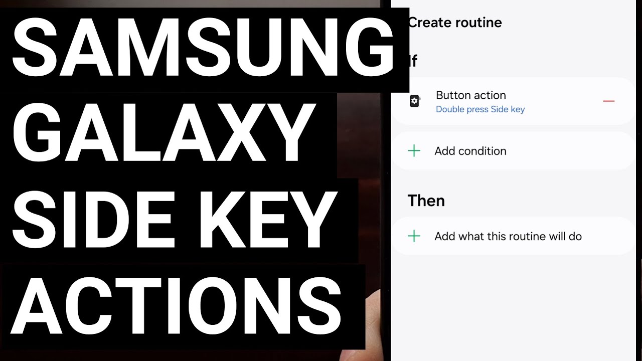 Customizing the Galaxy S24 Side Button to Launch an Application Power ...