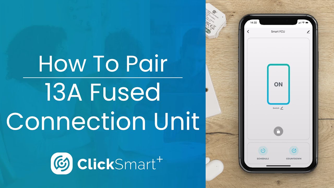 Click Smart+ - How To Pair 13A Fused Connection Unit - YouTube