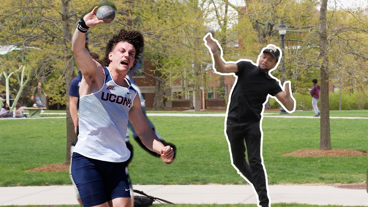 Throw Farther Than a D1 Athlete Win $50 - YouTube