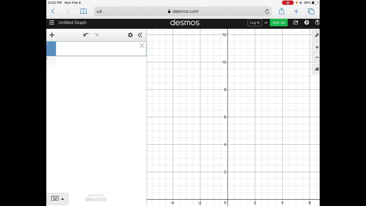 How to Get Exponential Functions Table Using Desmos - YouTube