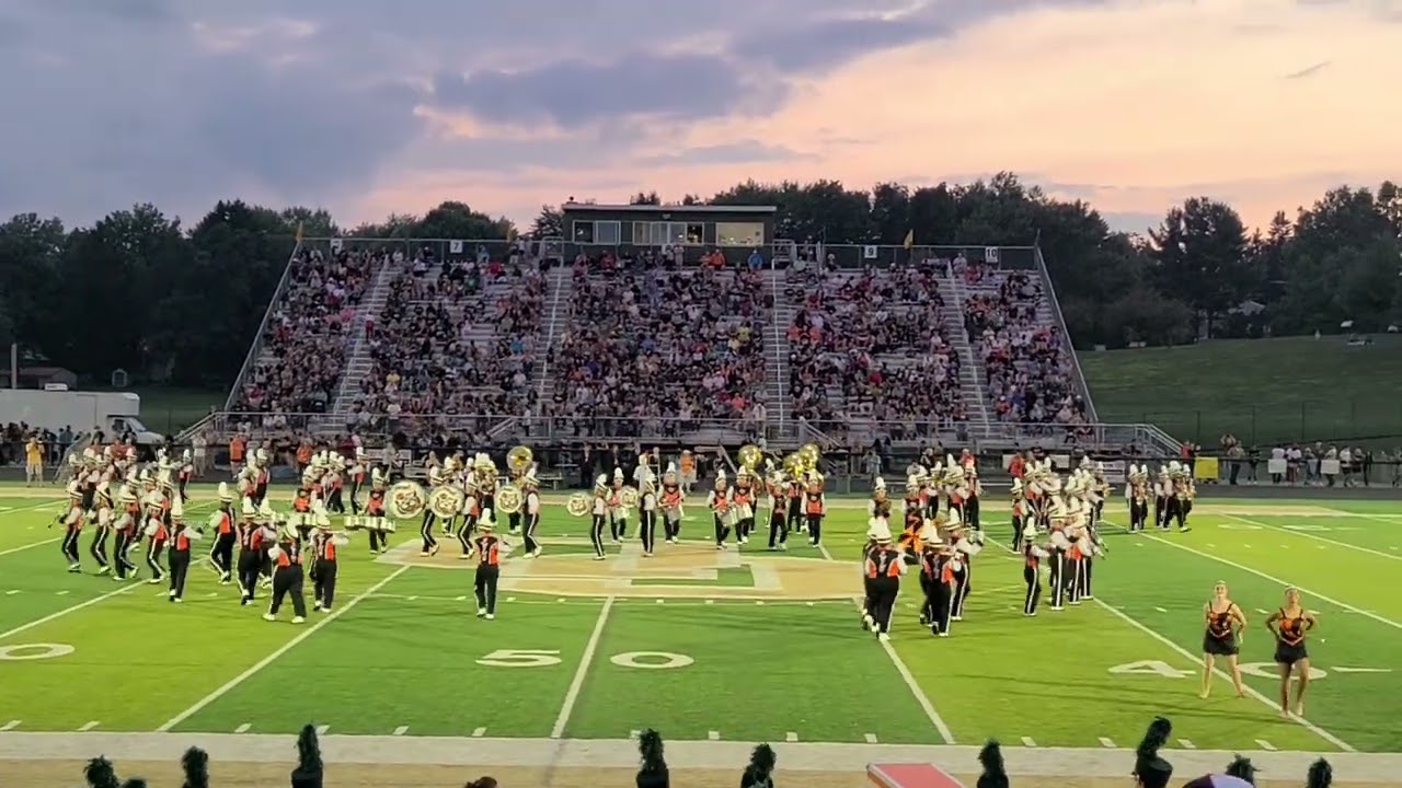 2022 Massillon Tiger Swing Band week 2 halftime show. - YouTube