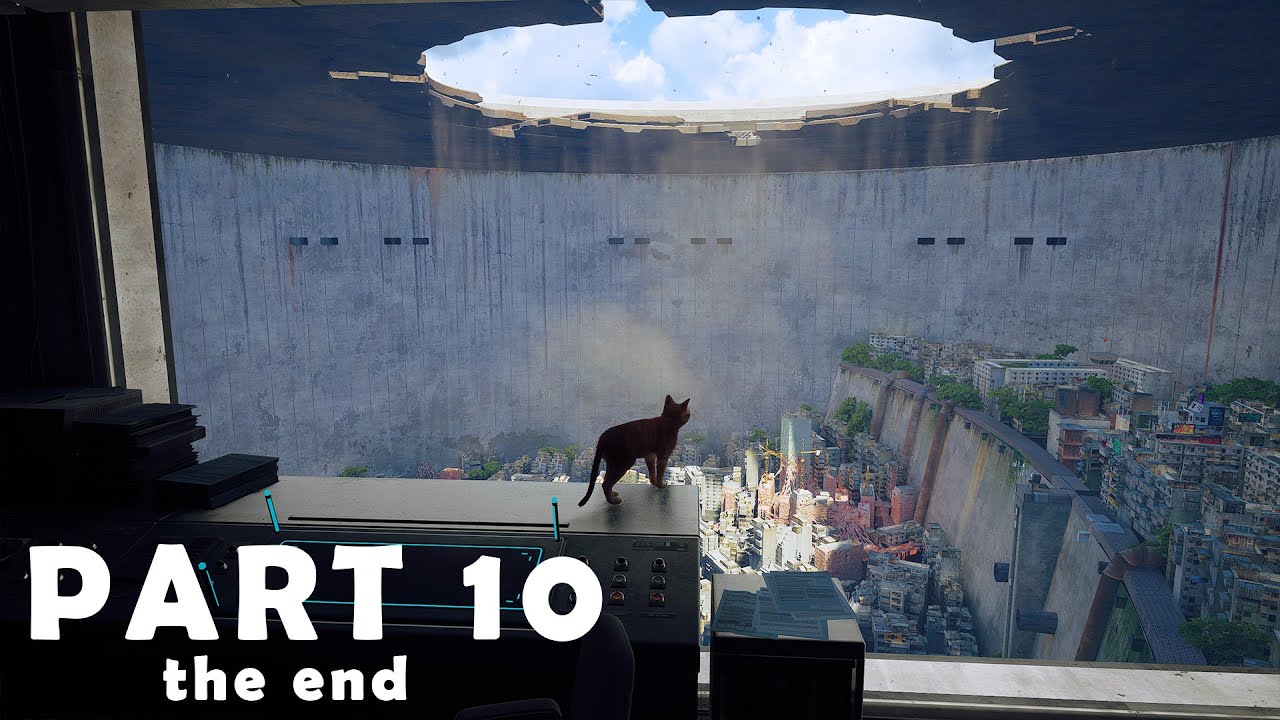 STRAY - The CAT - PS4 Walkthrough Gameplay - Part 10 (THE END ...