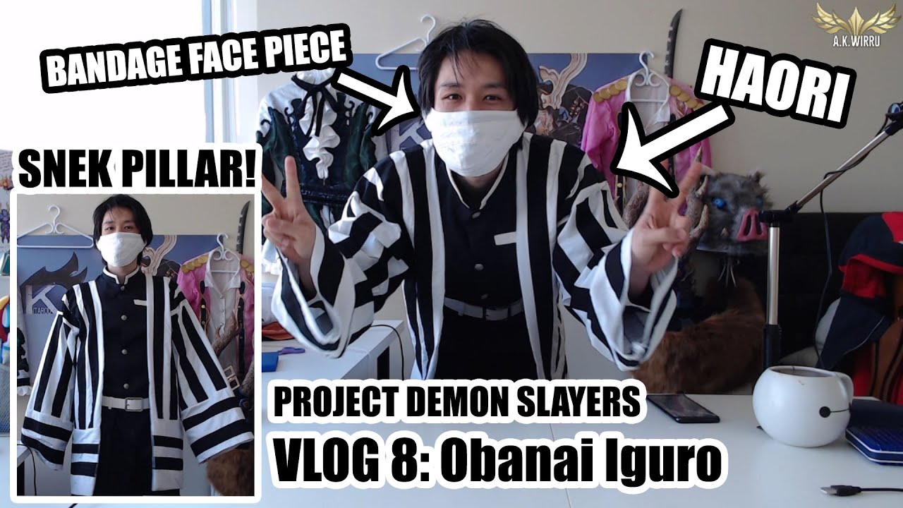 Making Iguro Obanai (Demon Slayer) | Cosplay Sewing Tutorial - YouTube