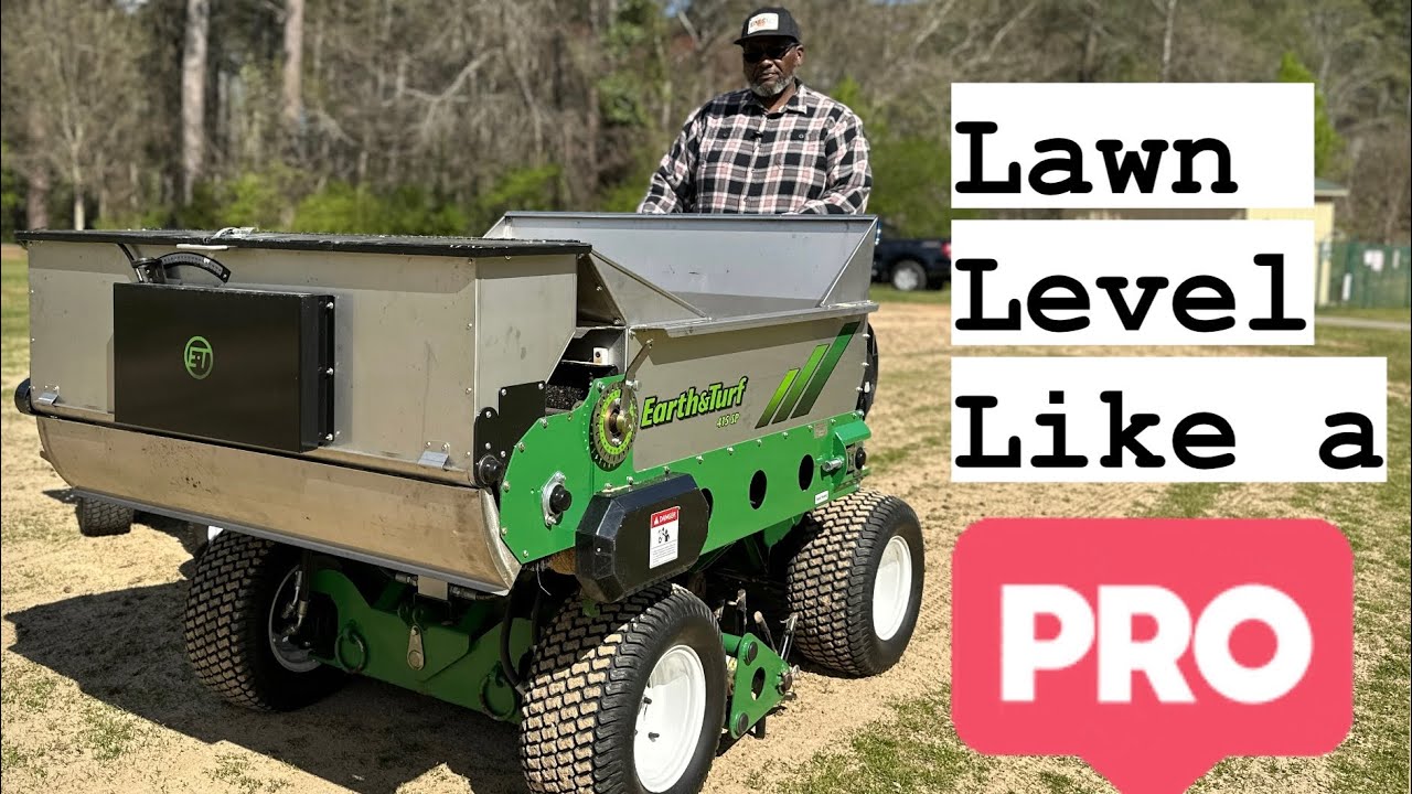 Lawn level or Top Dressing like a PRO with this Machine!! - YouTube